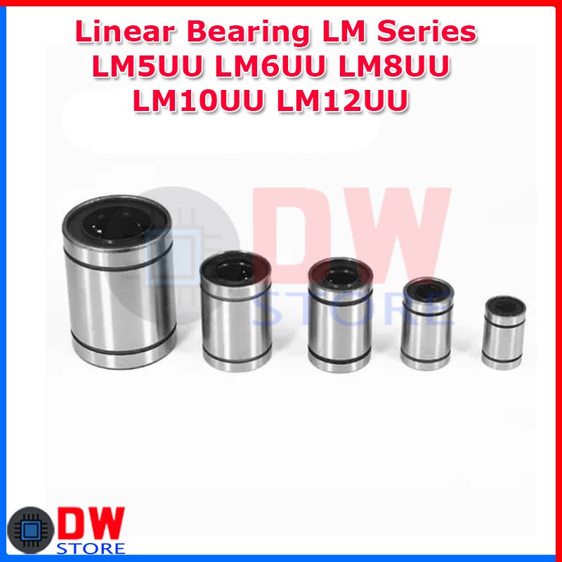 Jual Linear Ball Bearing LM5UU LM6UU LM8UU LM10UU LM12UU LM16UU LM20UU ...