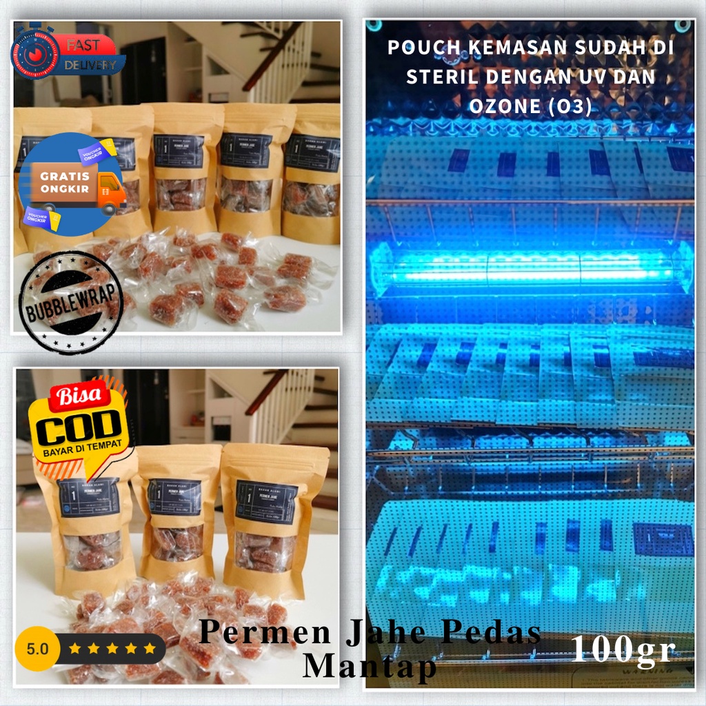Jual Permen Jahe Pedas Mantap 100gr | Shopee Indonesia