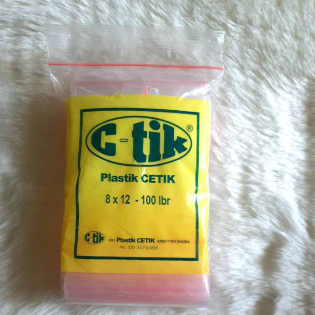 Jual Plastik klip cetik Ctik C-tik 8x12 | Shopee Indonesia