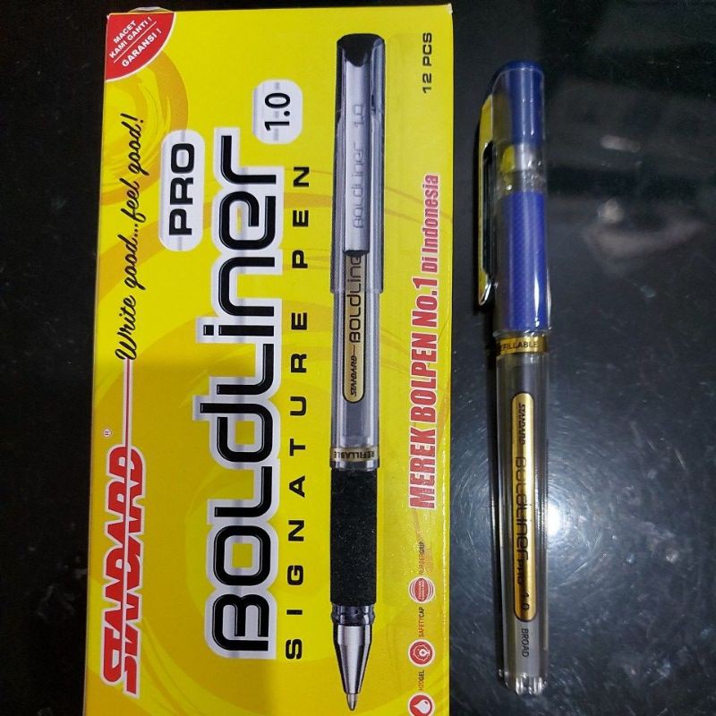 Jual Pen boldliner standar pro 1.0 ( ptg shopee 17 % mau gak mau di ...