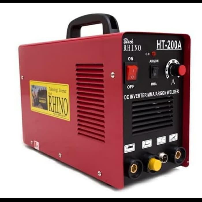 Jual mesin las argon ht 200 rhino - mesin las listrik HT 200 black ...
