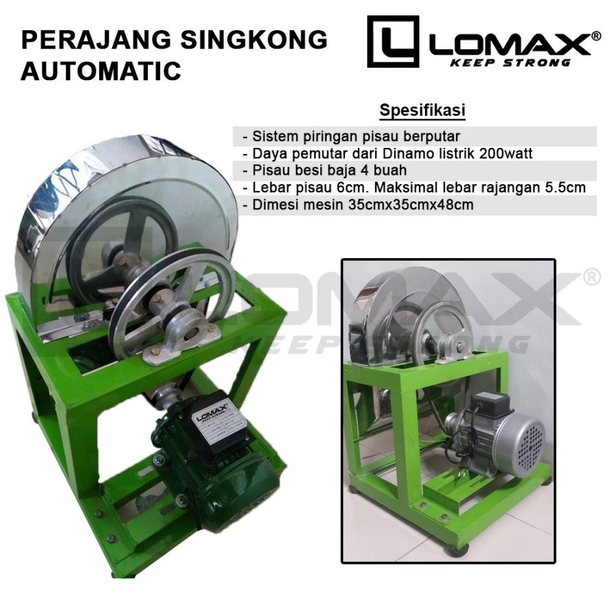 Jual Mesin Pemotong Potong Rajang Kripik Singkong Listrik 200watt