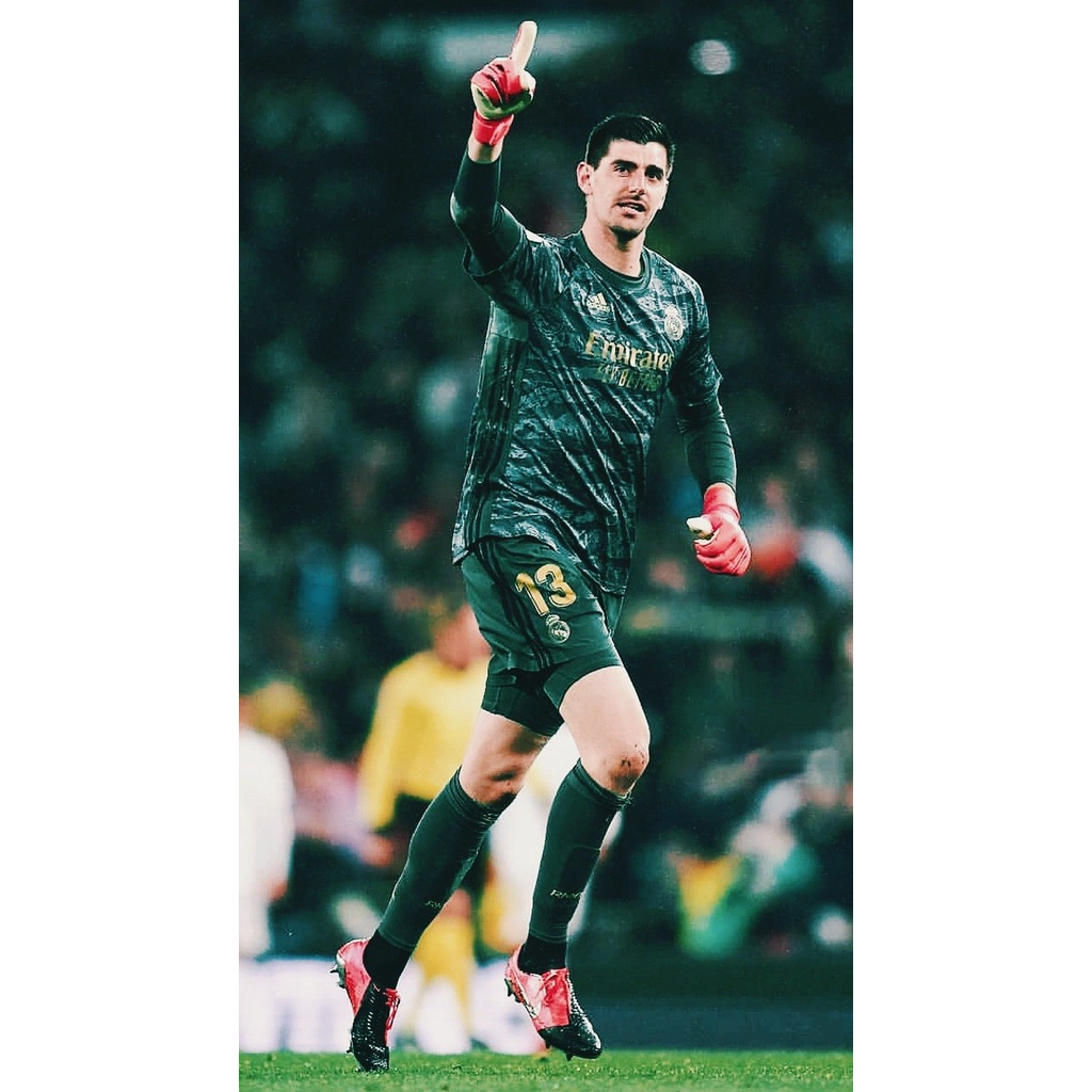 Jual POSTER TERBARU THIBAUT COURTOIS KIPER REAL MADRID / PIALA EROPA ...