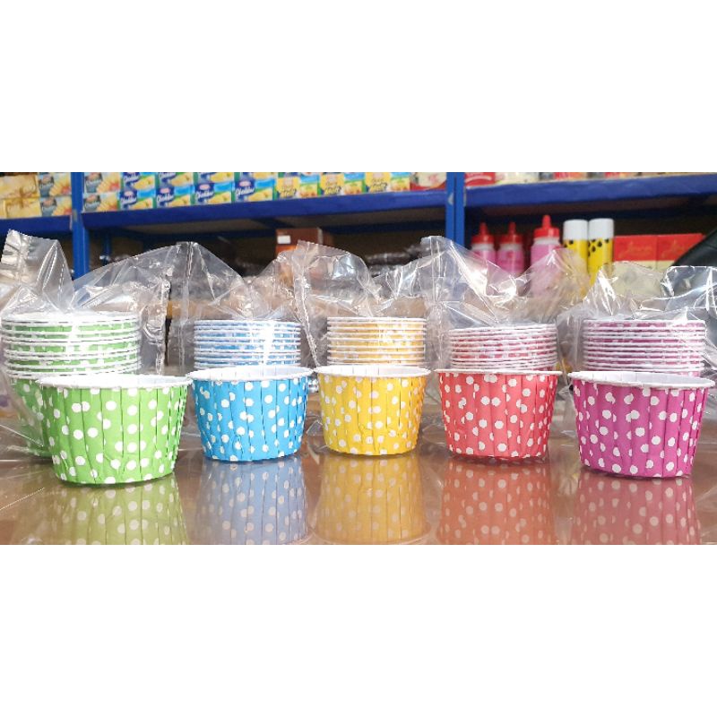 Jual Wadah Cup Cake 4,5Cm / Cup Muffin 4,5Cm 1Roll (10Pcs) / Cup ...