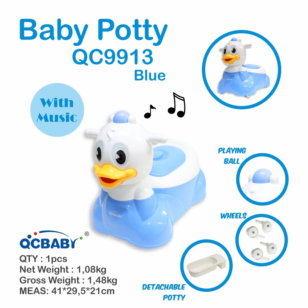 Jual Pispot Bebek - Baby Potty Duck - Pispot Anak | Shopee Indonesia