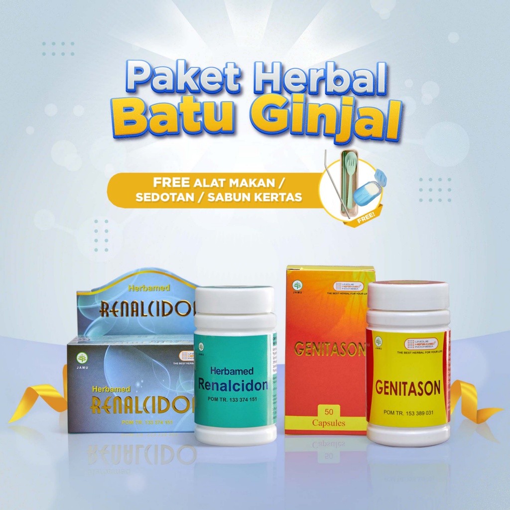 Jual Paket Bundling Obat Herbal Batu Ginjal Batu Empedu RENALCIDON GENITASON | Shopee Indonesia