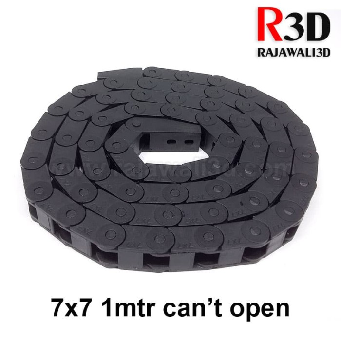 Jual Plastic CNC Cabling Towline Cable Drag Chain 7x7 1meter Kabel ...