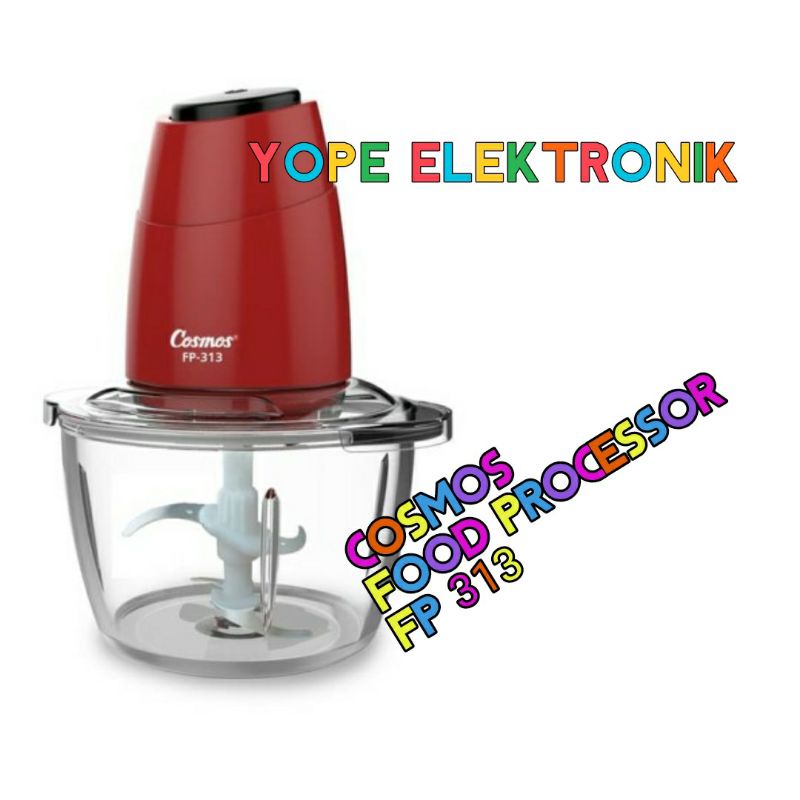 Jual Chopper / Food Processor Cosmos FP 313 Penggiling Bumbu Pelumat Daging 1.2 Liter Harga ...
