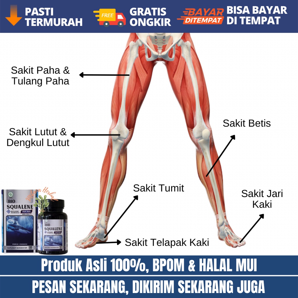 Jual Obat Sakit/ Nyeri Kaki, Sakit Tumit Kaki, Sakit Telapak Kaki, Kaki ...
