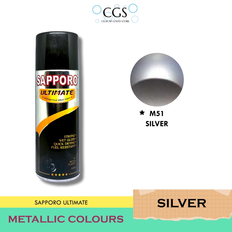Jual SAPPORO SILVER M51 - sapporo m51 - cat sapporo silver - pilok ...