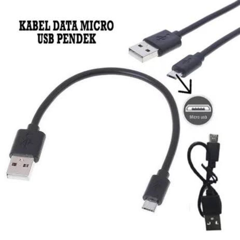 Jual Kabel Data Pendek Micro USB Dan Type-C Cocok untuk Airdots/Hf ...