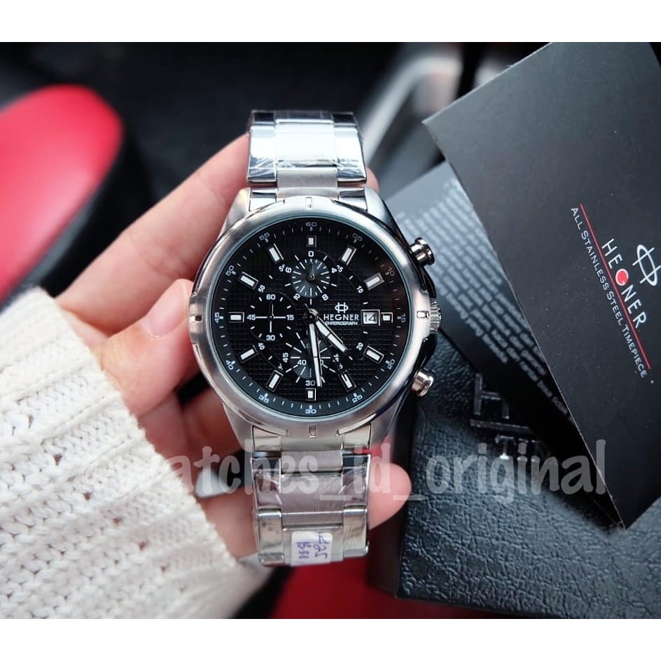 Jual Jam Tangan Hegner Original (Silver) | Shopee Indonesia