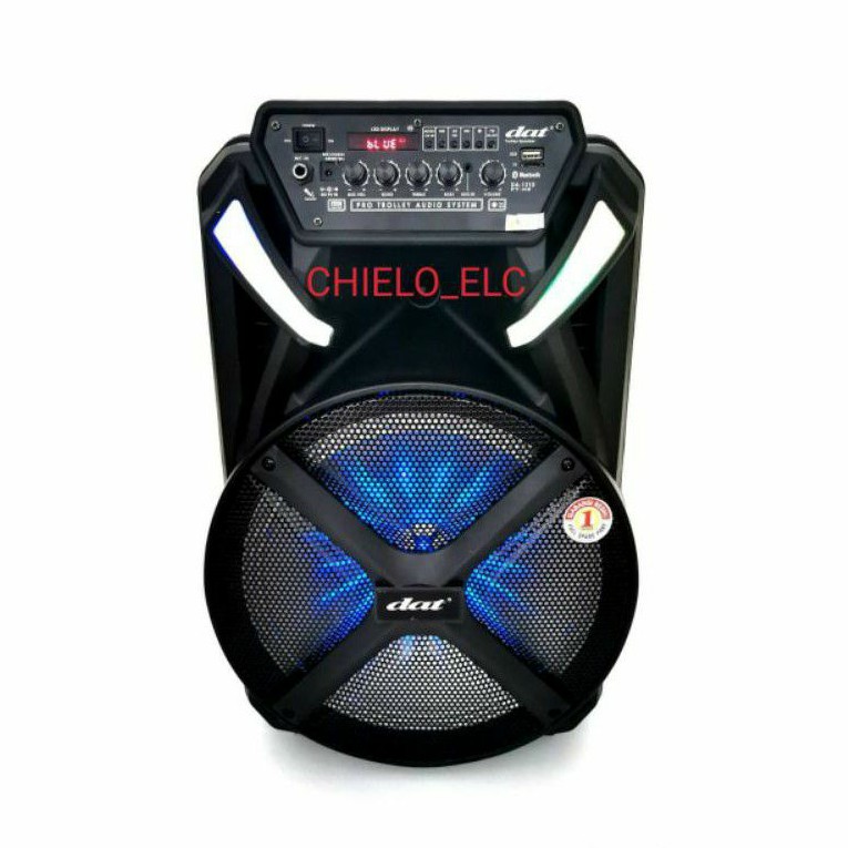 Jual HARGA PROMO SPEAKER TROLLEY DAT DT1210FT X2 ,SPEAKER PORTABLE DAT ...