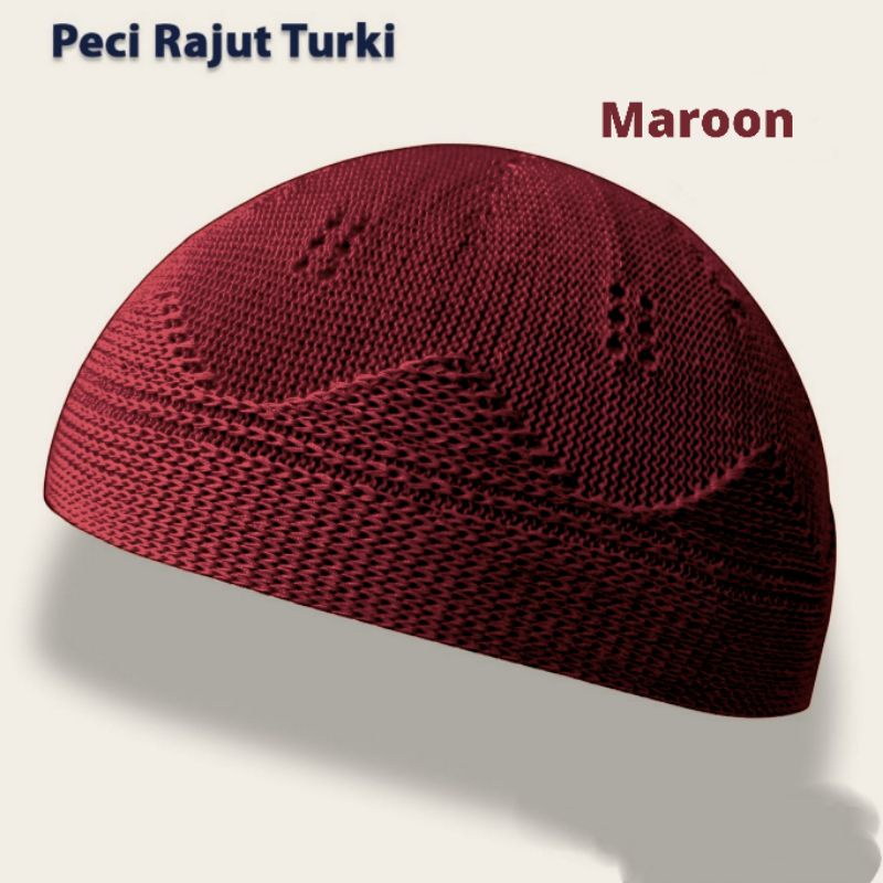 Jual Peci Rajut Turki Original / Peci Rajut Tebal / Peci Rajut Yaman ...