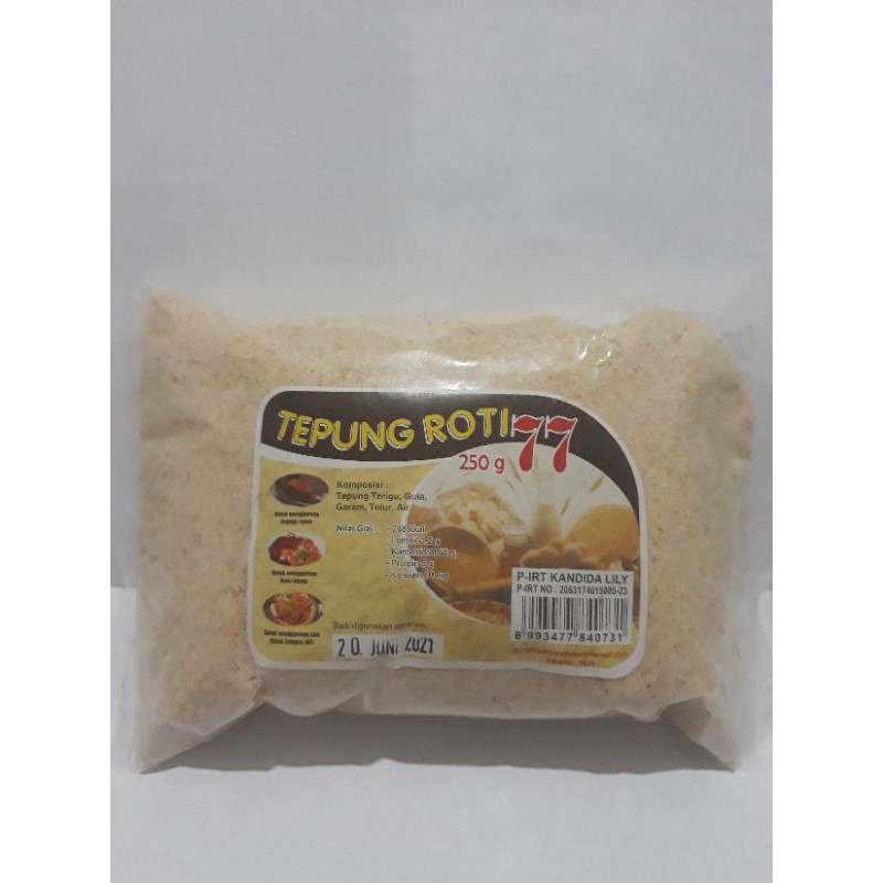 Jual TEPUNG ROTI 77( 250 GRAM ) | Shopee Indonesia