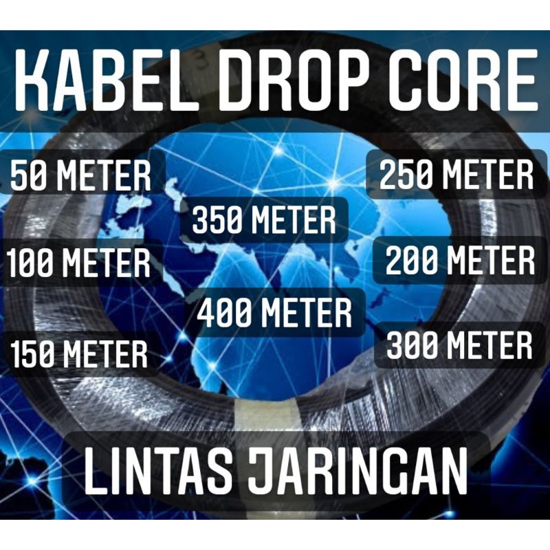 Jual KABEL DROP CORE 300 METER | Shopee Indonesia