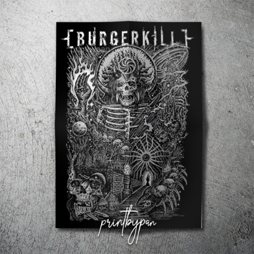 Jual (Part 1) Poster BURGERKILL - Poster Dinding Aesthetic - Poster ...