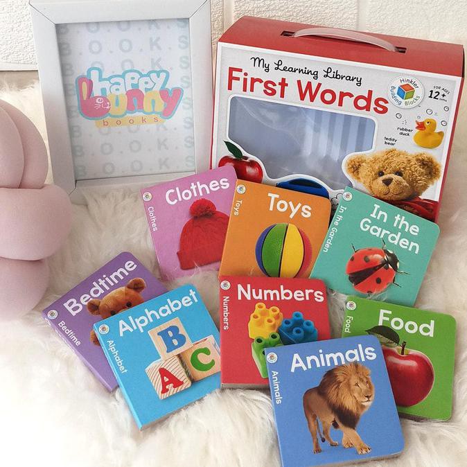 Jual My Learning Library First Words (8 Board Books) | Shopee Indonesia