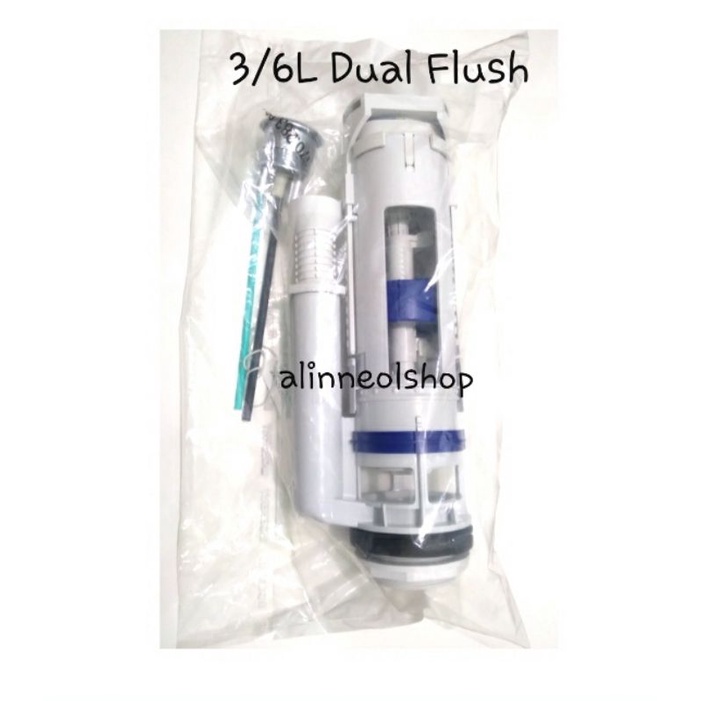 Jual Pembilas Closet TOTO G516 ( Twice Dual Flush Valve ) 2 Pencetan ...