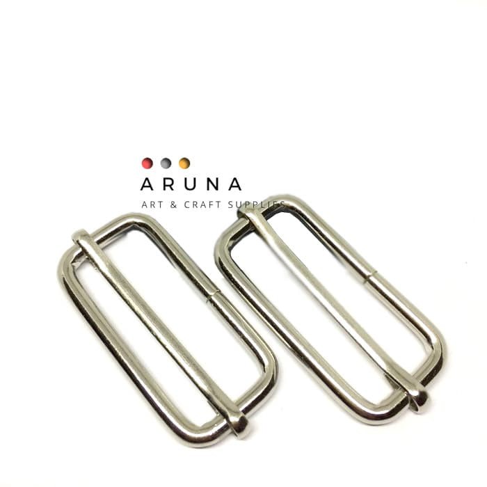 Jual ring jalan tas 5.0 cm tebal nikel adjuster tali tas | Shopee Indonesia