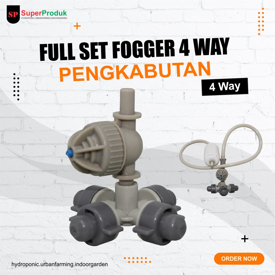 Jual Full Set Fogger 4 Way-Mist Nozzle for Misting-Pengkabutan | Shopee ...