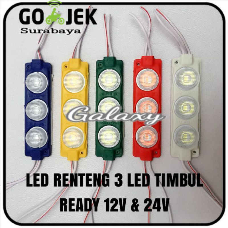 Jual Led Universal Tempel Mana Saja 1 Led / 3 Led / 6 Led - 12V / 24V | Shopee Indonesia