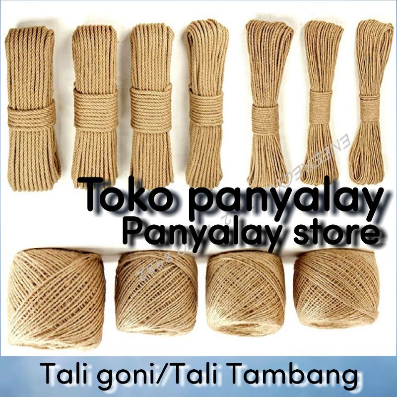 Jual Tali Goni Eceran/Tali Tambang/Tali Serat Alam/Tali Garukan Kucing ...