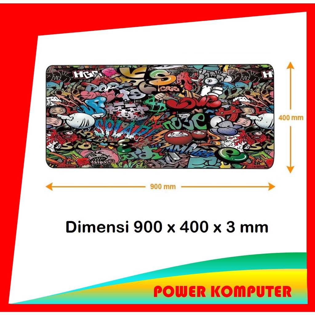 Jual Mouse pad 90 x 40 Mousepad Panjang Mousepad Gaming Gravity Mouse ...