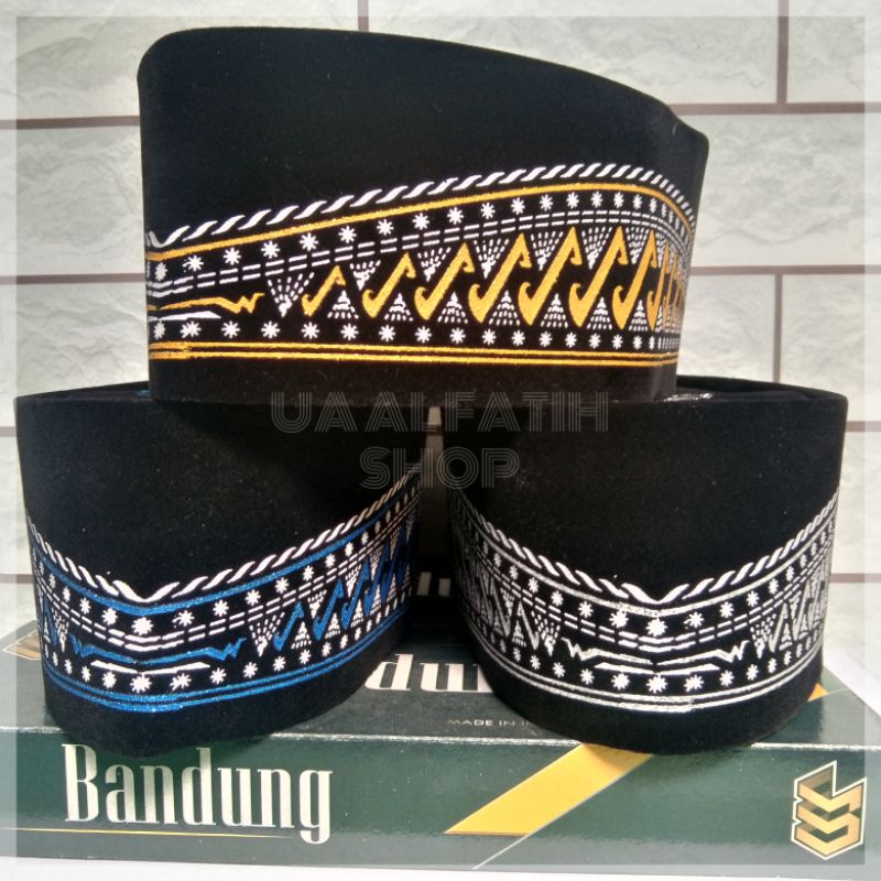 Jual Peci hitam nasional MOTIF songkok nasional kopiah nasional peci hitam songkok hitam songkok ...