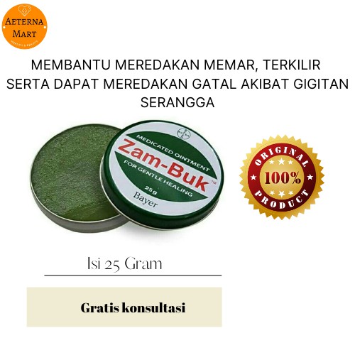 Jual Zam-Buk Medicated Ointment || Salep Zam Buk Original | Shopee ...