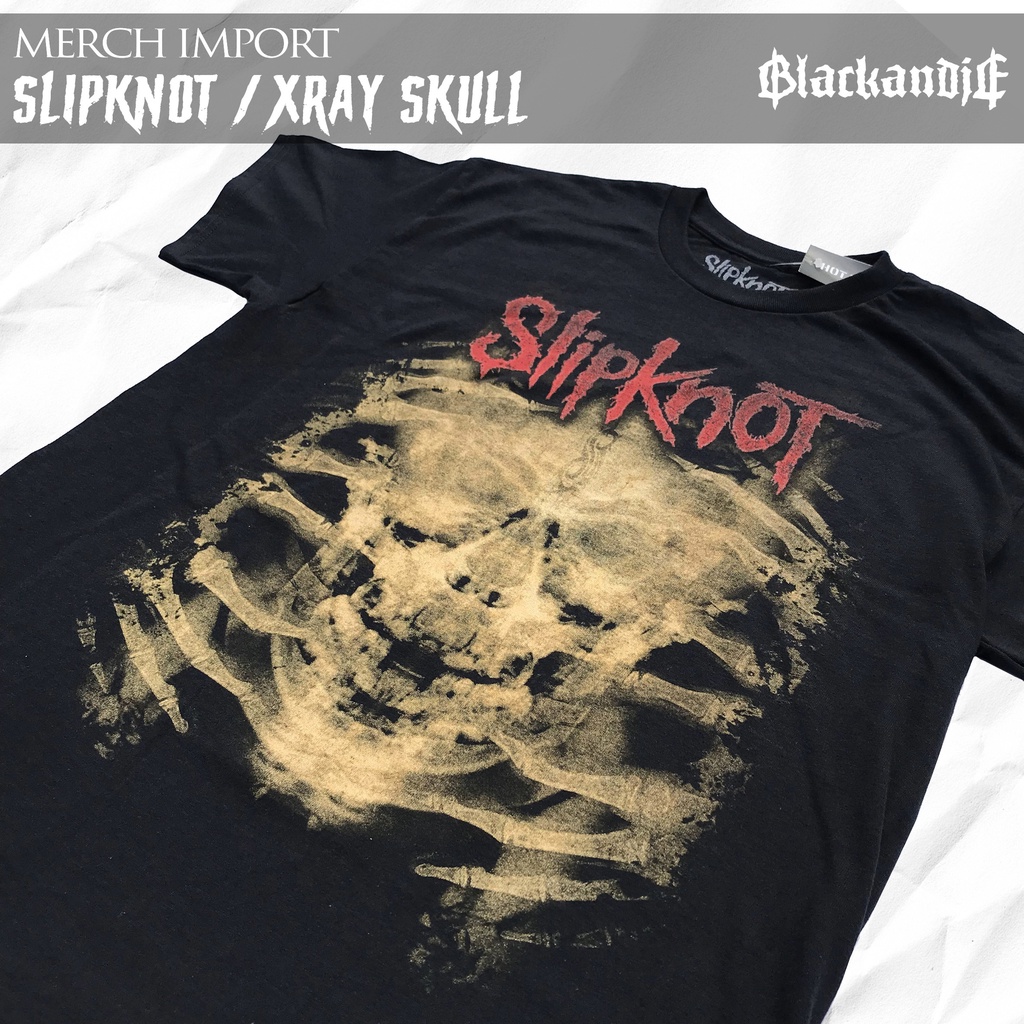 Jual KAOS SLIPKNOT - XRAY SKULL | Shopee Indonesia