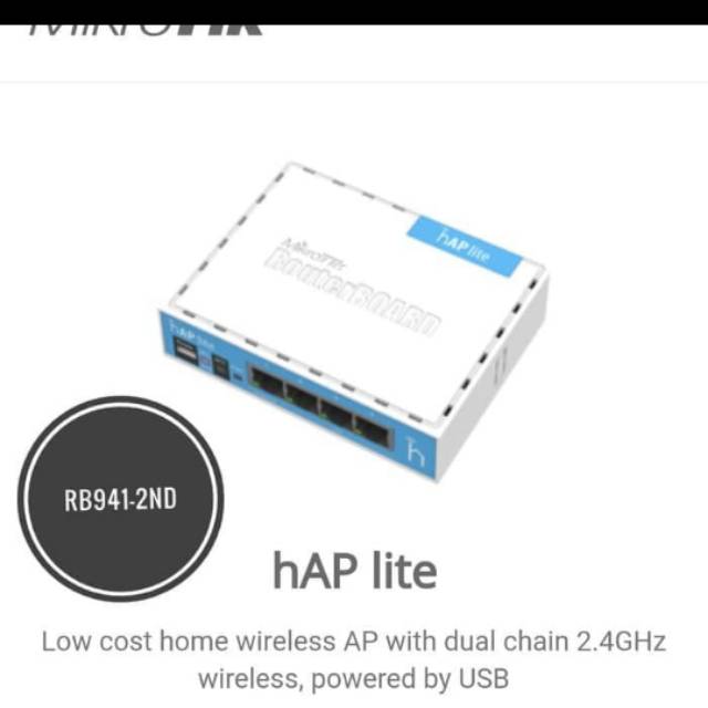 Jual Mikrotik RB941-2ND - HAP Lite | Shopee Indonesia