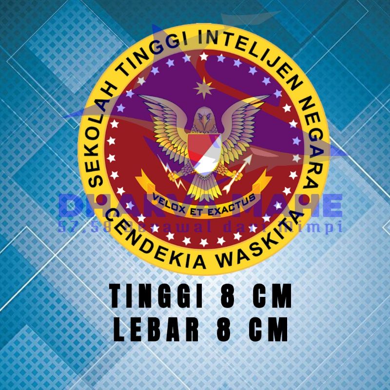 Jual STIN, Sekolah Tinggi Ilmu Intelijen Negara, Stiker STIN, Stiker ...