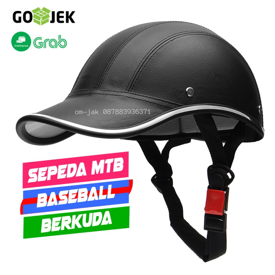 Jual Helm Sepeda MTB berkuda Model Baseball Cap - helm catok | Shopee ...