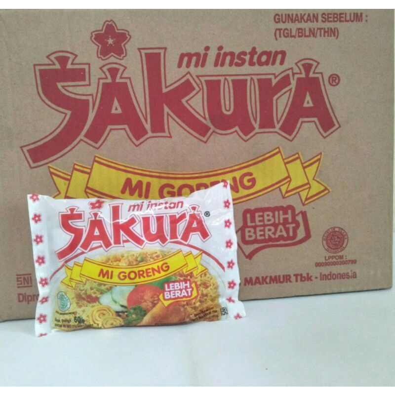 Jual Mie Goreng Sakura 1 Dus Mie Instant | Shopee Indonesia