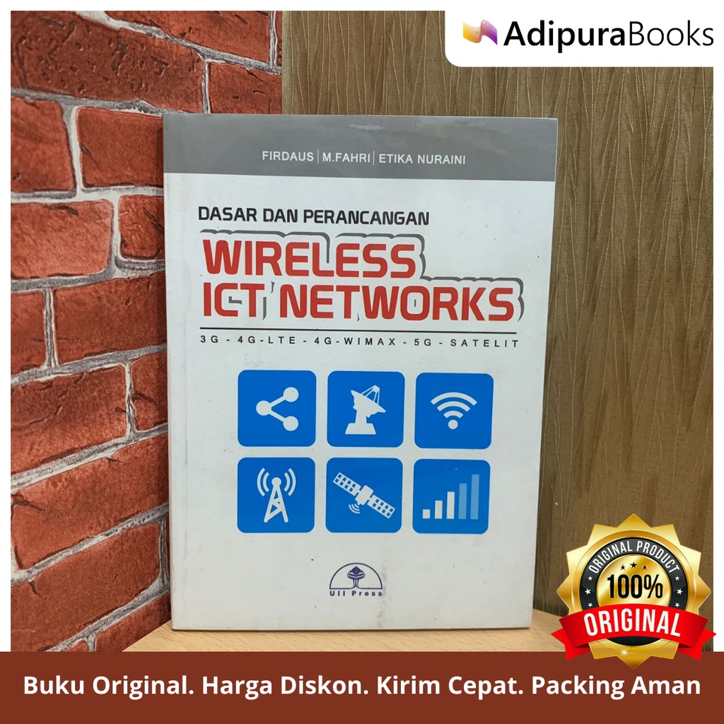 Jual BUku Dasar dan Perancangan Wireless ICT NETWORKS 3G - 4G - WIMAX ...