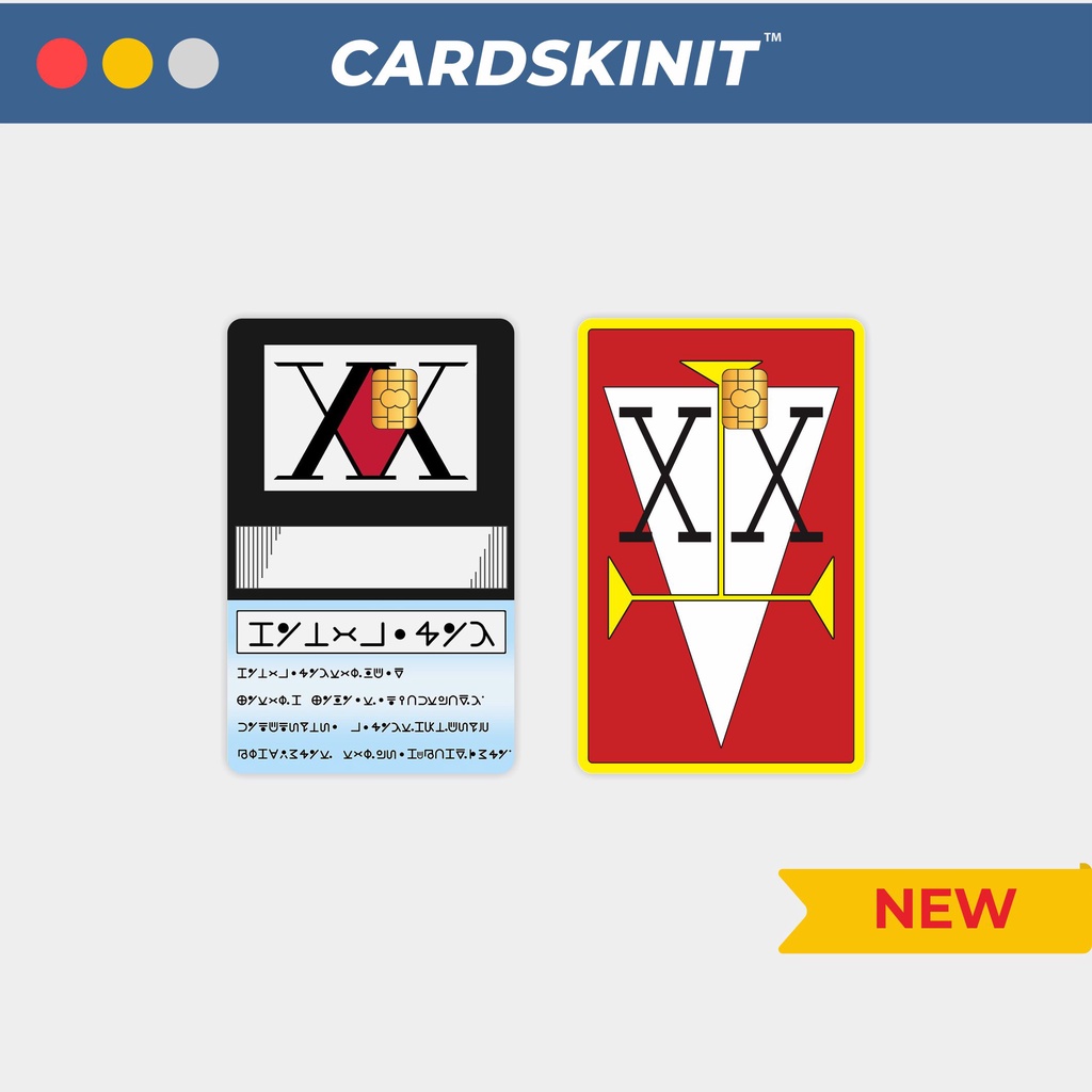 Jual Hunter x Hunter License | Card Skin It ( Sticker Skin Card ...
