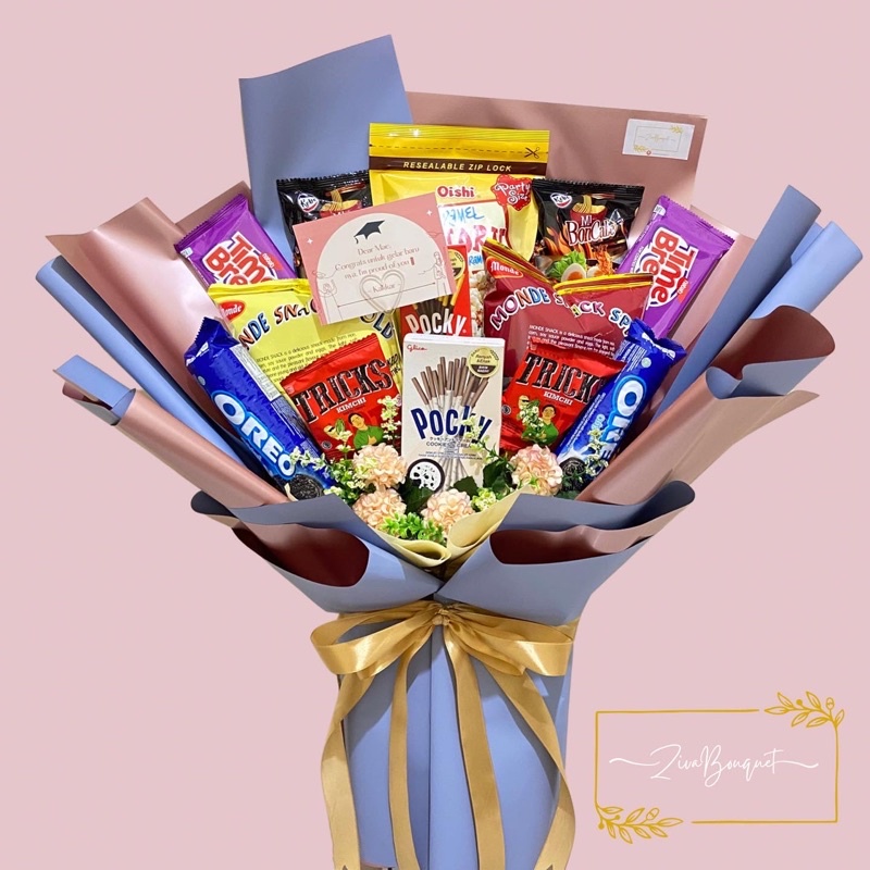 Jual Buket Snack Wisuda | BUKET PC | [ Khusus Request Sesuai Budget ...