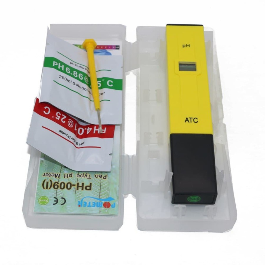Jual PH Meter Digital PH-009 Alat Ukur Air Hidroponik+Bubuk Kalibrasi ...