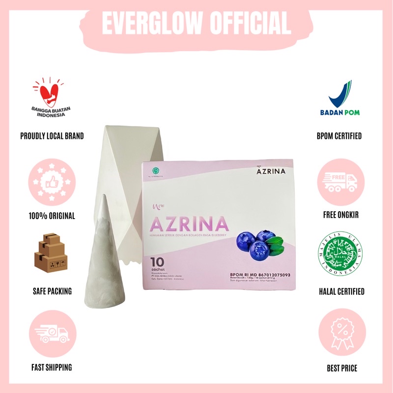 Jual Azrina Gluta Perfect Collagen (10 Sachet) | Shopee Indonesia