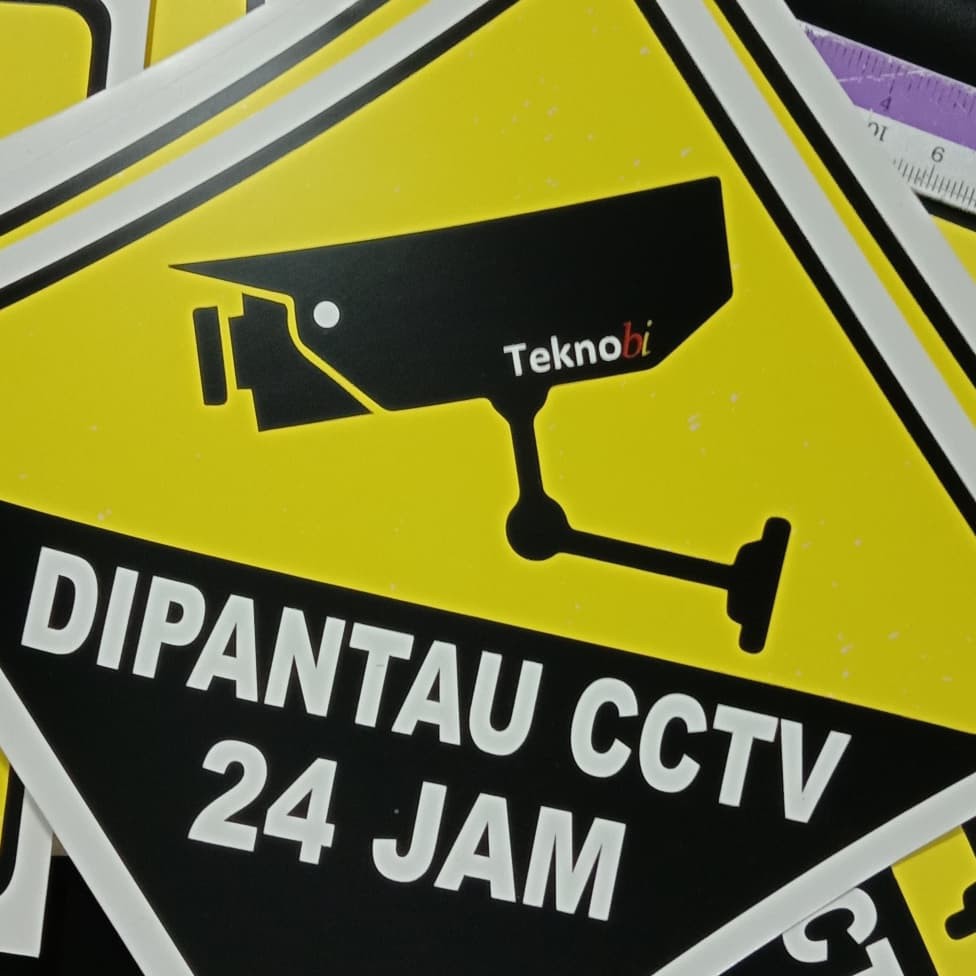 Jual Stiker CCTV IP Camera CAM wifi 15 x 15 cm Teknobi Sticker Vinyl ...