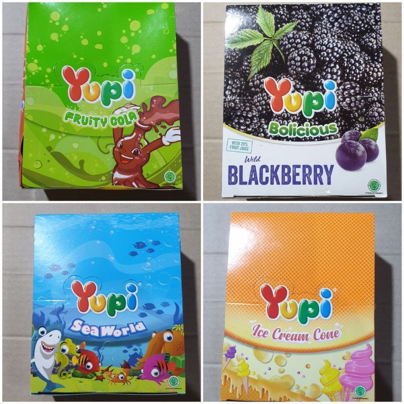 Jual Yupi Jely Gum 1box 24pcs | Shopee Indonesia