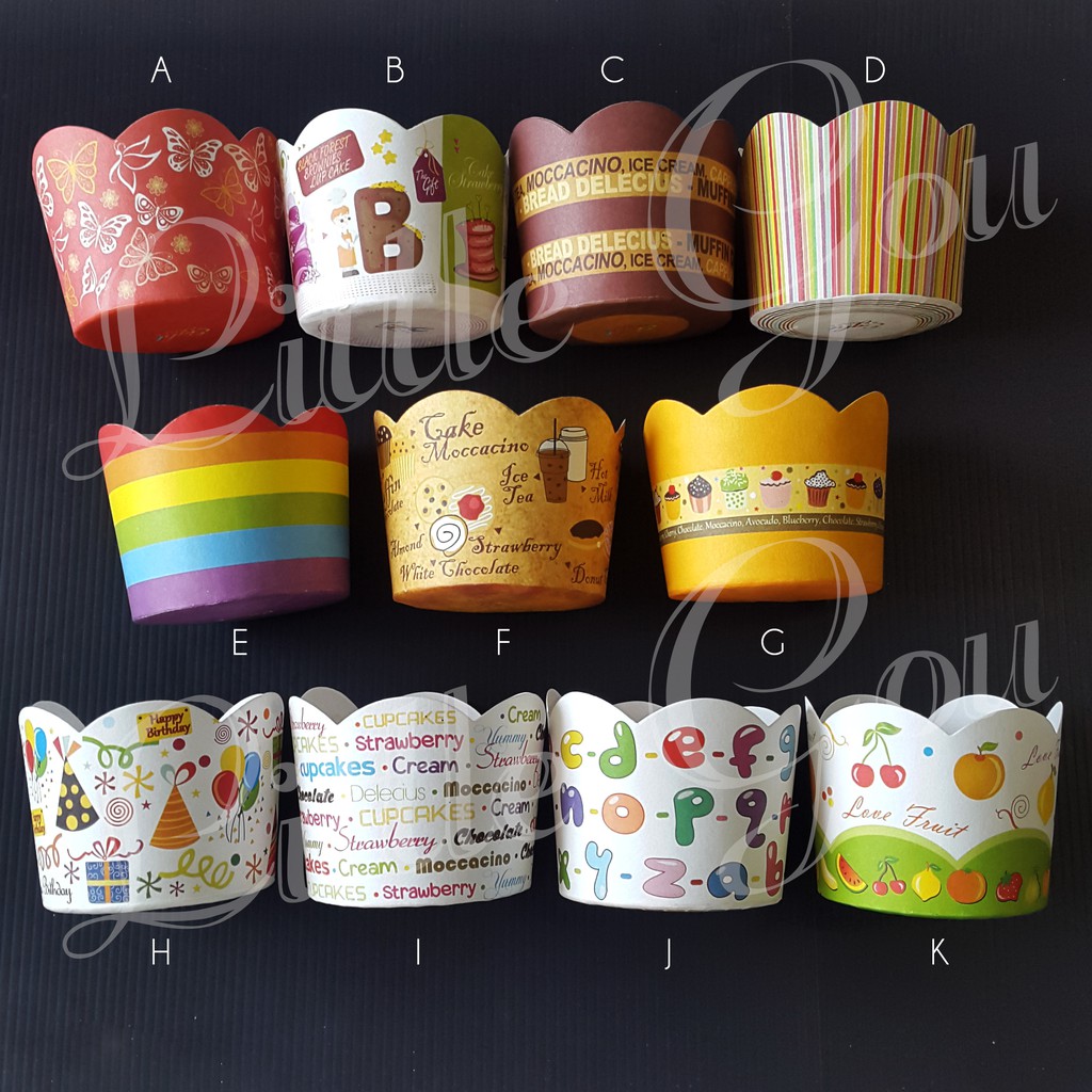Jual Eight Bruder 63mm 100pcs Cupcake Cup / Paper Cup Cake / Kertas Cup ...