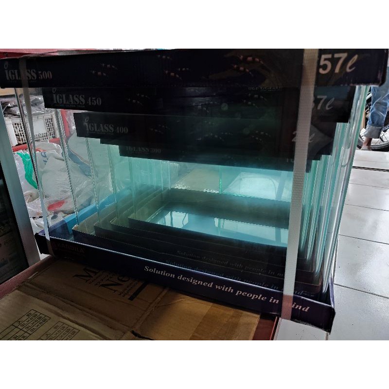 Jual aquarium bending iglass 350 16 liter | Shopee Indonesia