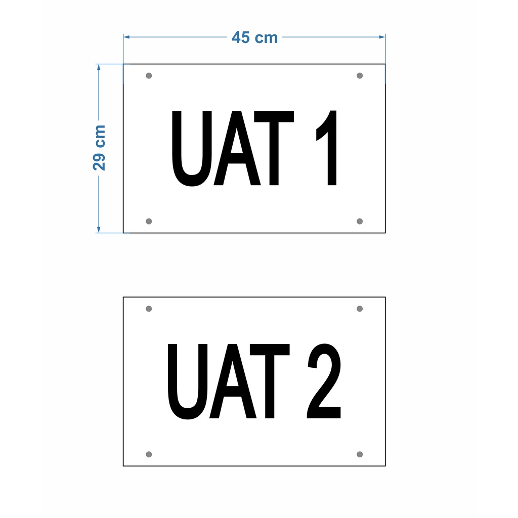 Jual Custom Rambu Signage 45cm x 29cm Plat Alumunium | Shopee Indonesia