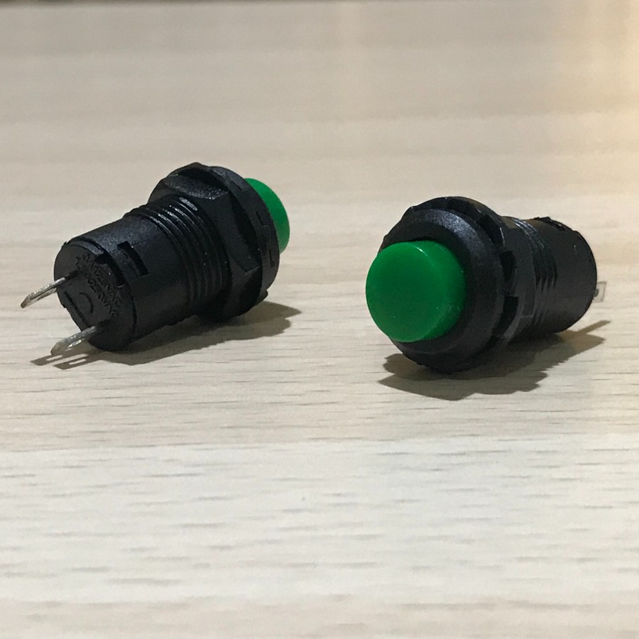 Jual SWITCH PUSH BUTTON SAKLAR ON 2 PIN BULAT 3A 125V 1.5A 250V DS-427 ...