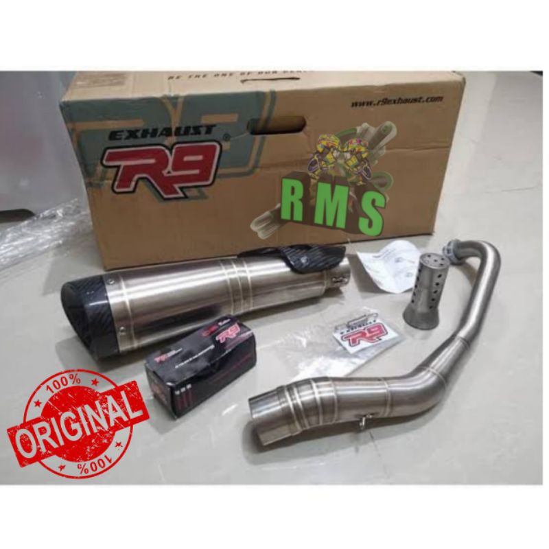 Jual knalpot R9 H2 SS series all New Nmax 2020 knalpot racing Nmax New ...