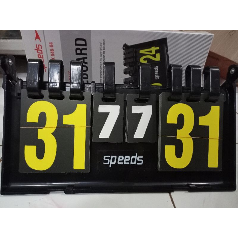 Jual Papan Score/Papan Skor Speeds LX 046-04 Original Murah | Shopee ...