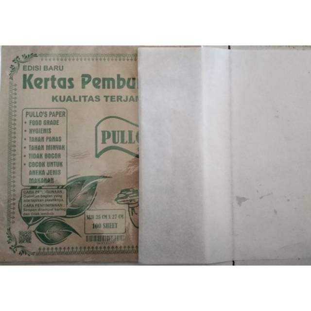 Jual Kertas kfc atau kertas pembungkus nasi perpack isi 100 lembar ...