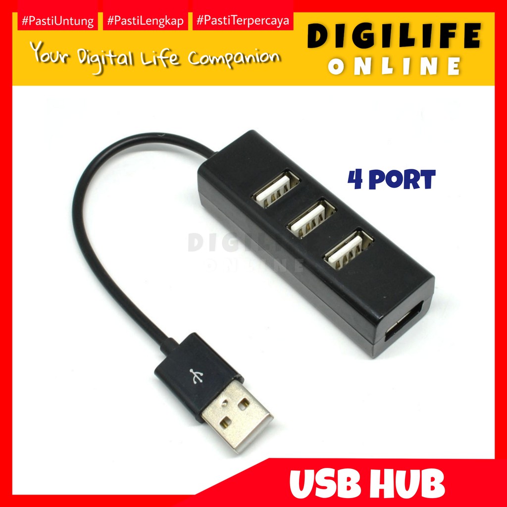 Jual Portable USB Hub EASYIDEA 4 Port - Sambungan Pemanjang Cabang ...